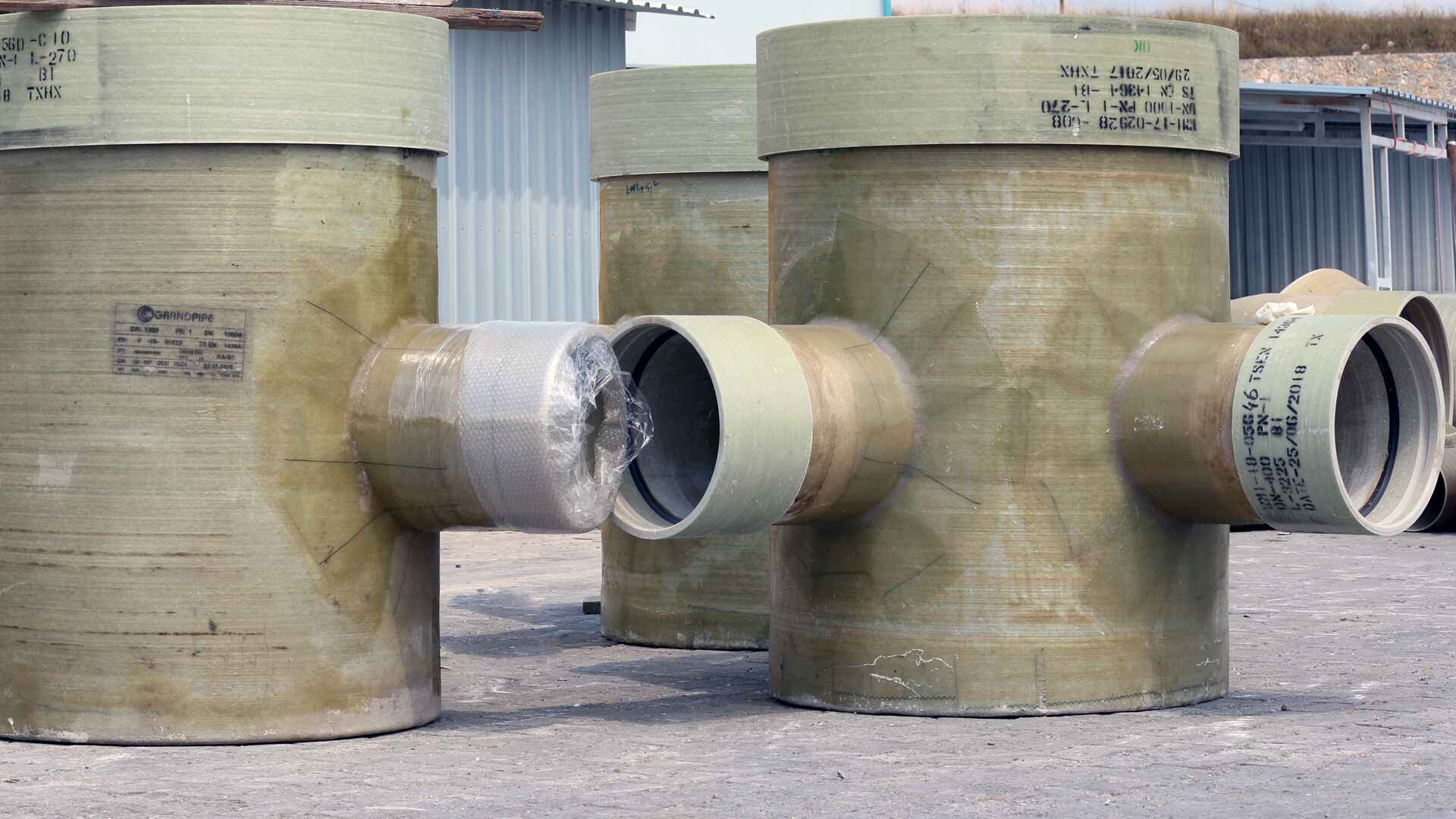 Tubería GRP, Acoplamiento & Fittings | GRANDPIPIE